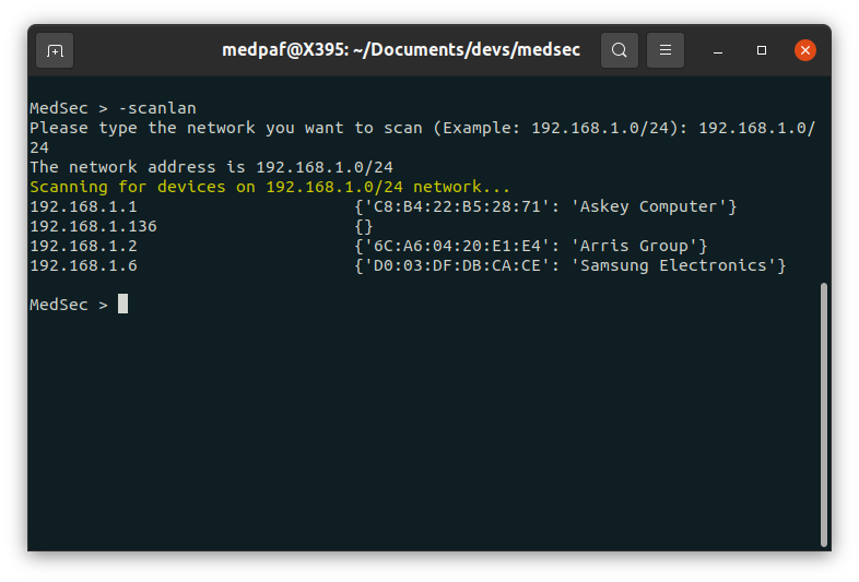 GitHub - SecurityAnalysts/medsec: Network utility tool for Linux systems that performs some ...