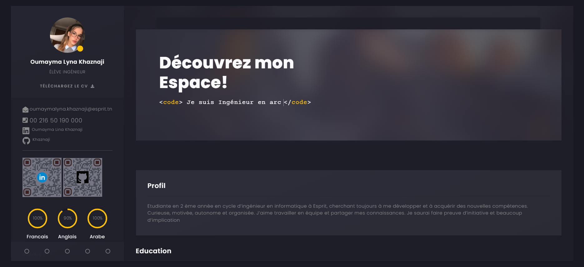 GitHub - khaznaji/CV-Oumayma-Lyna-Khaznaji-