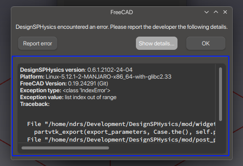 Troubles running rotational motion with sloshing tank tutorial from DSPH website · Issue #93 ...