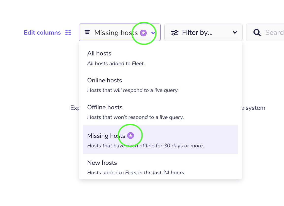 7 Dashboard/Manage host page: host filters · Issue #10820 · fleetdm/fleet · GitHub