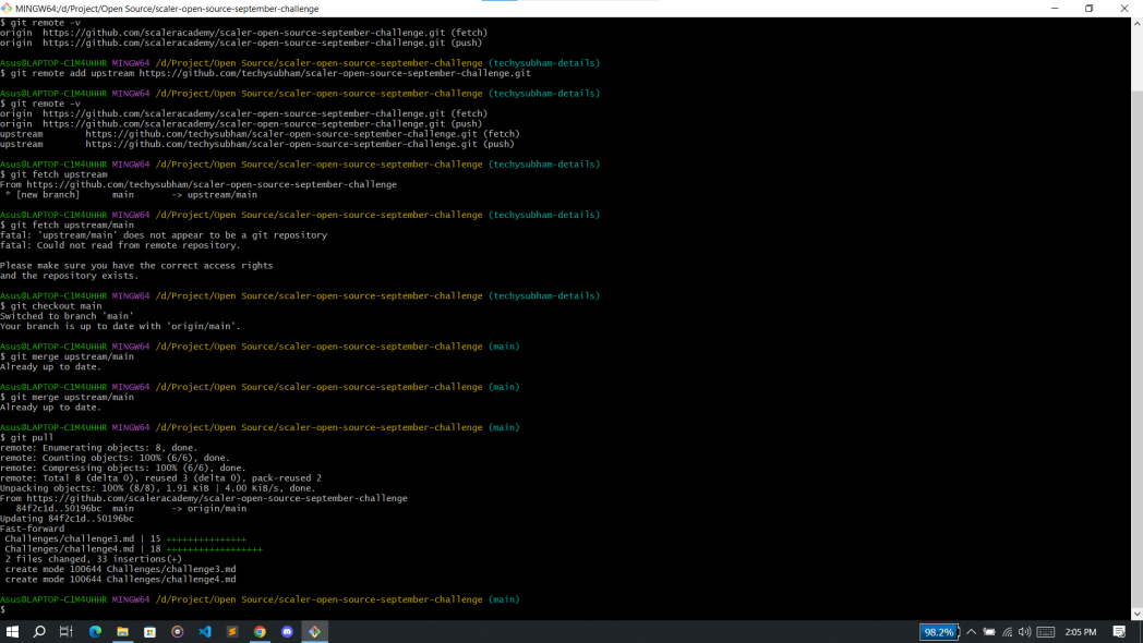 Challenge (1 to 4) [Subham Kumar Mohapatra] · Issue #39 · scaleracademy/scaler-open-source ...