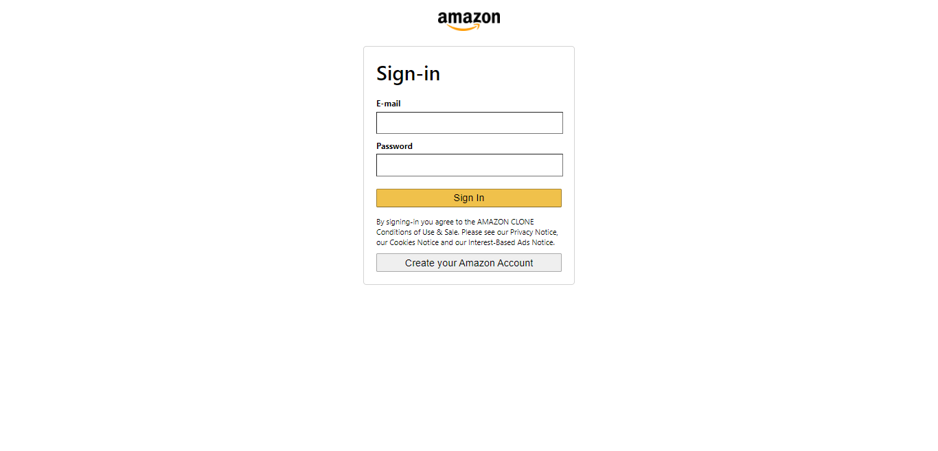 GitHub - rohanmathur91/Amazon-Clone: Amazon clone with stripe API.