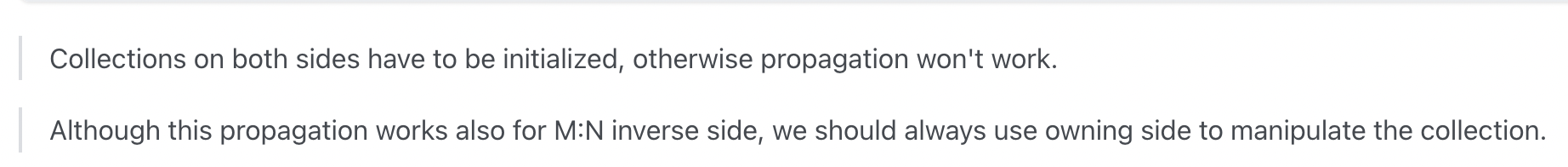 Allow propagation of `add` operation on M:N collections to not initialized owning sides · Issue ...