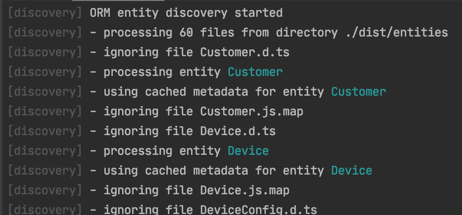 Logger `chalk.grey` color is almost invisible on dark background · Issue #654 · mikro-orm/mikro ...
