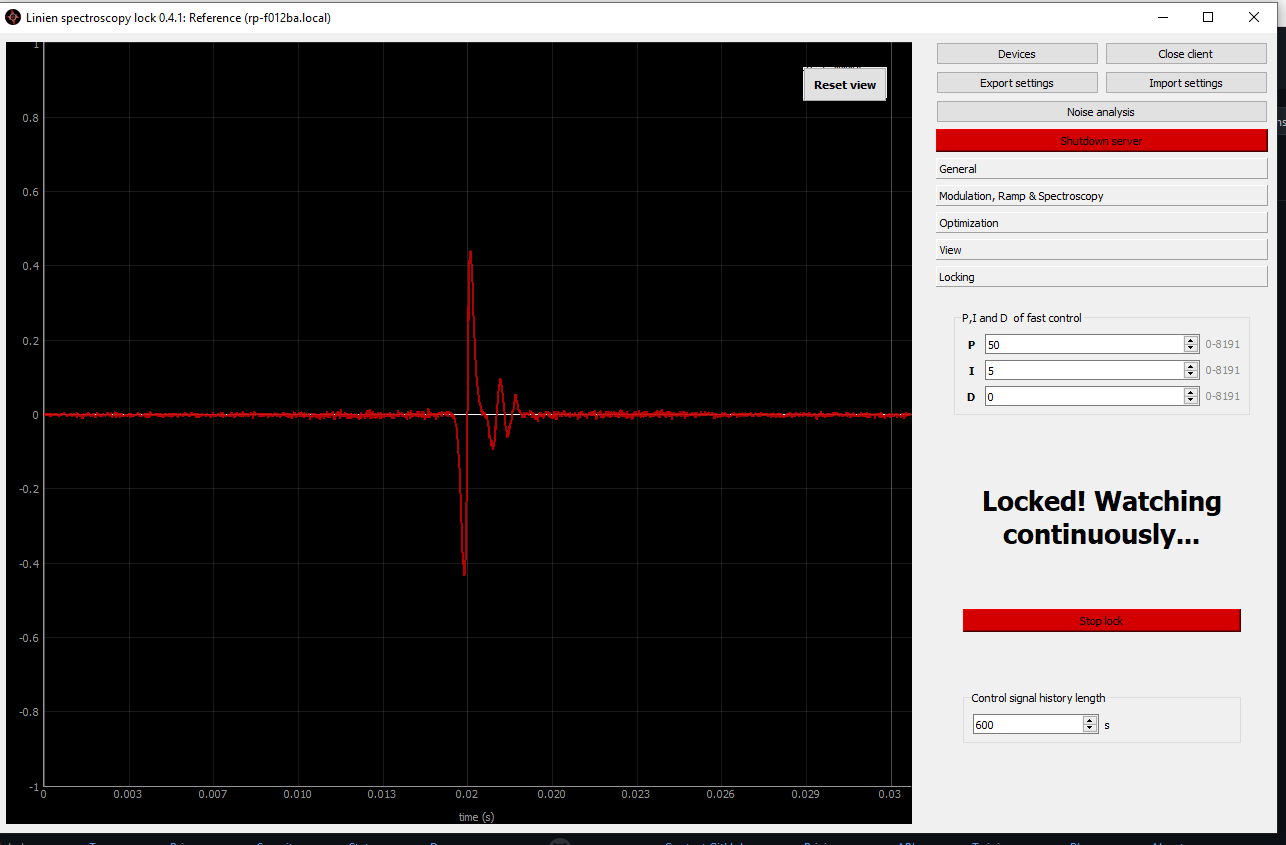 Jitter tolerant locking mode does not work · Issue #163 · linien-org/linien · GitHub