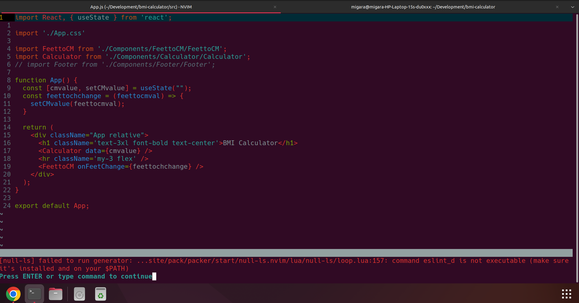 Command Eslint D Is Not Executable Make Sure It S Installed And On Your Path · Issue 213
