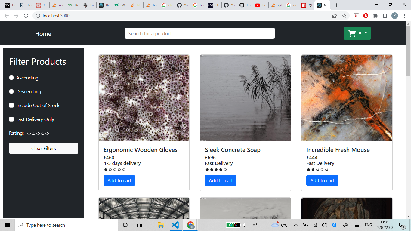 GitHub - KAcodes/E-Commerce-Website: Fictional E-Commerce website utilising React Context