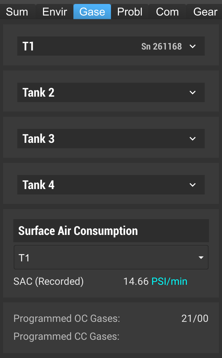 SAC rate not transferred with Shearwater Perdix 2 · Issue #3870 · subsurface/subsurface · GitHub