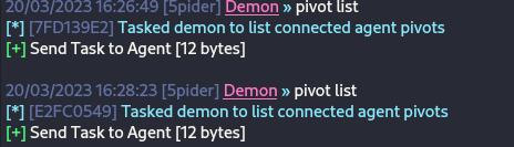 [Teamserver-Client--Bug]: Pivot list not working · Issue #285 · HavocFramework/Havoc · GitHub