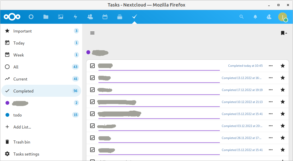 [Bug]: Completed Tasks do not show; button "Load all completed tasks" does not appear · Issue ...