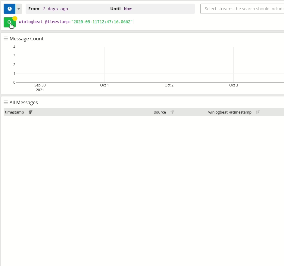 Add to query adds rendered timestamp values instead of actual values · Issue #11429 · Graylog2 ...