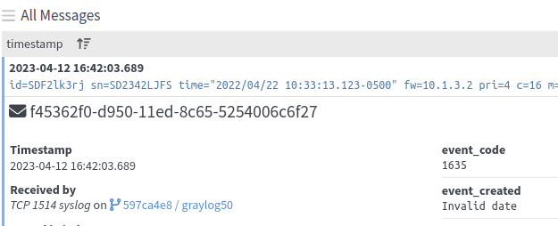 Unexpected timestamp format renders as "Invalid date" · Issue #15199 · Graylog2/graylog2-server ...