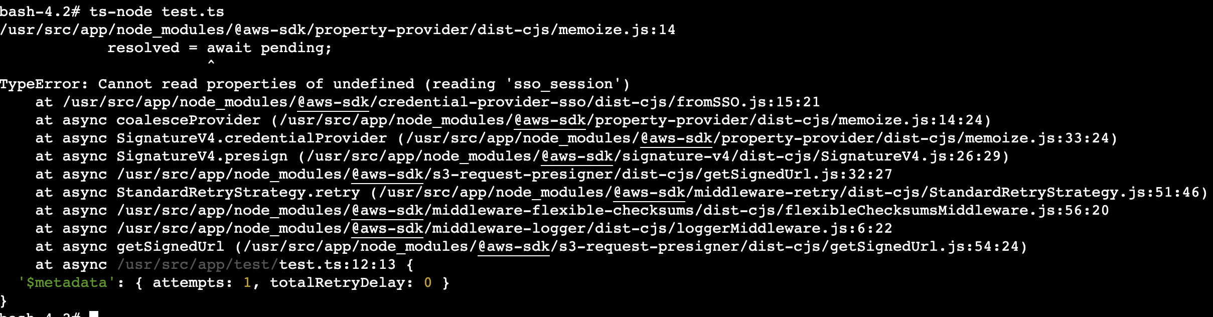 Typeerror Cannot Read Properties Of Undefined Reading Ssosession · Issue 4183 · Awsaws