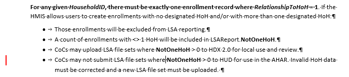 Spec: NotOneHoH1 and NotOneHoH3 should be removed · Issue #921 · HMIS/LSASampleCode · GitHub