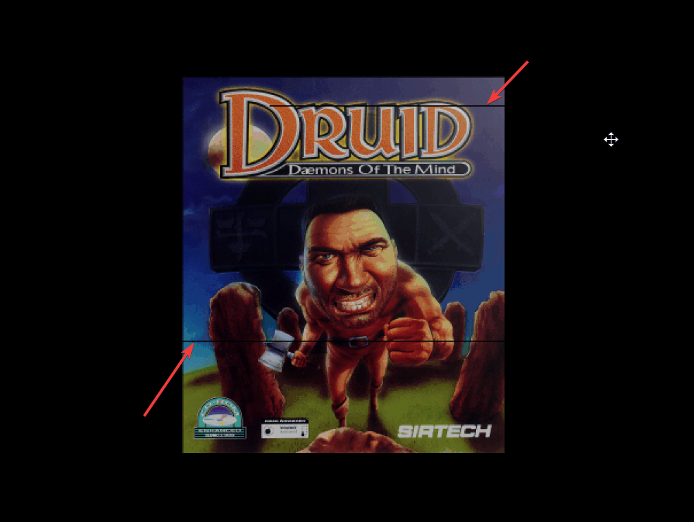Druid: Dæmons of the Mind graphical glitch (segment limit related?) · Issue #4384 ...