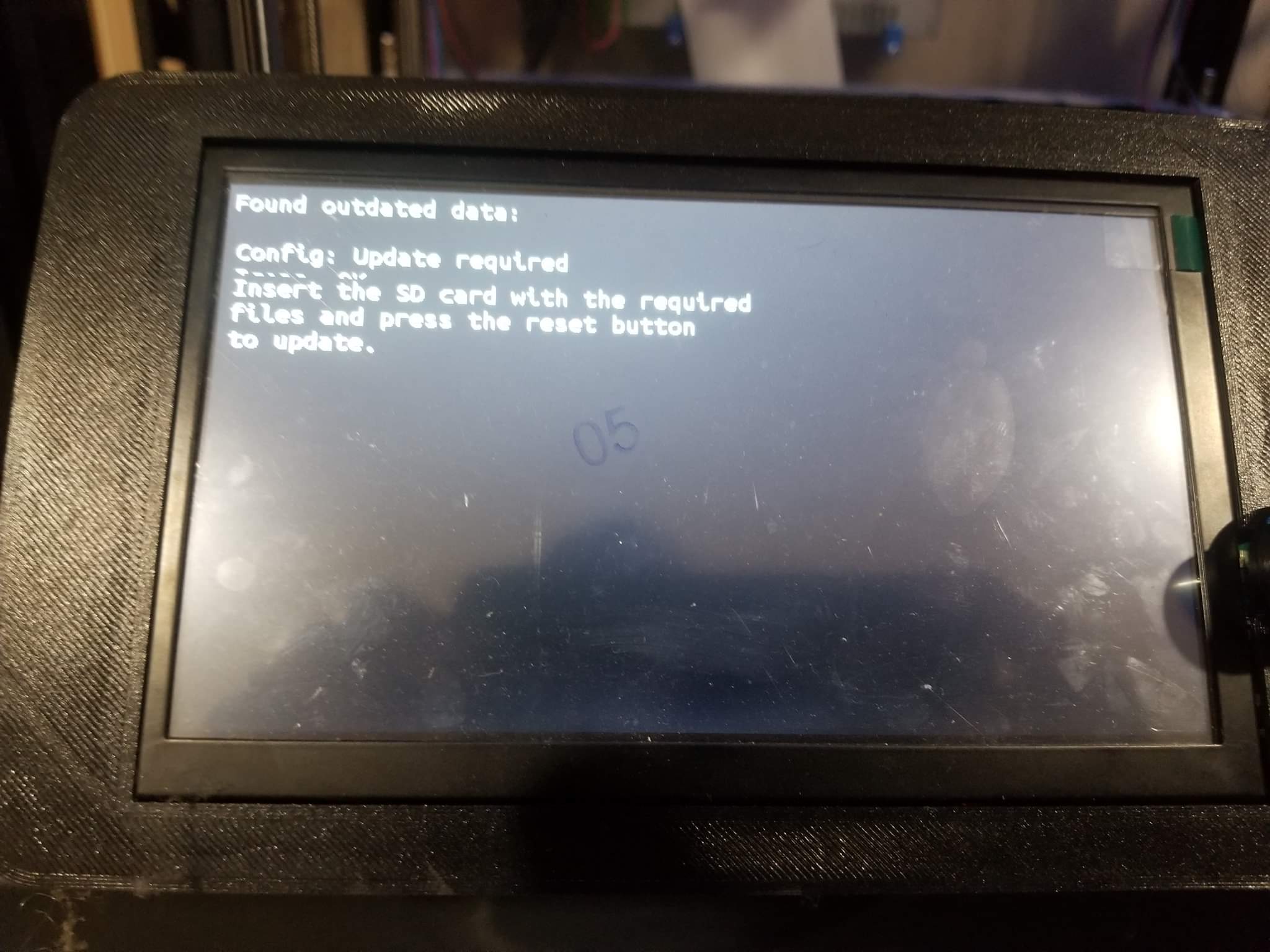 TFT error after update · Issue #1094 · bigtreetech/BIGTREETECH ...