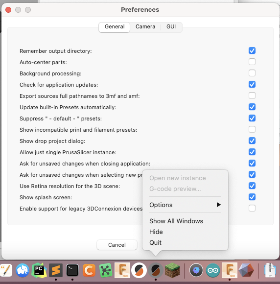 Open New Instance on MacOS has issues · Issue #5463 · prusa3d/PrusaSlicer · GitHub