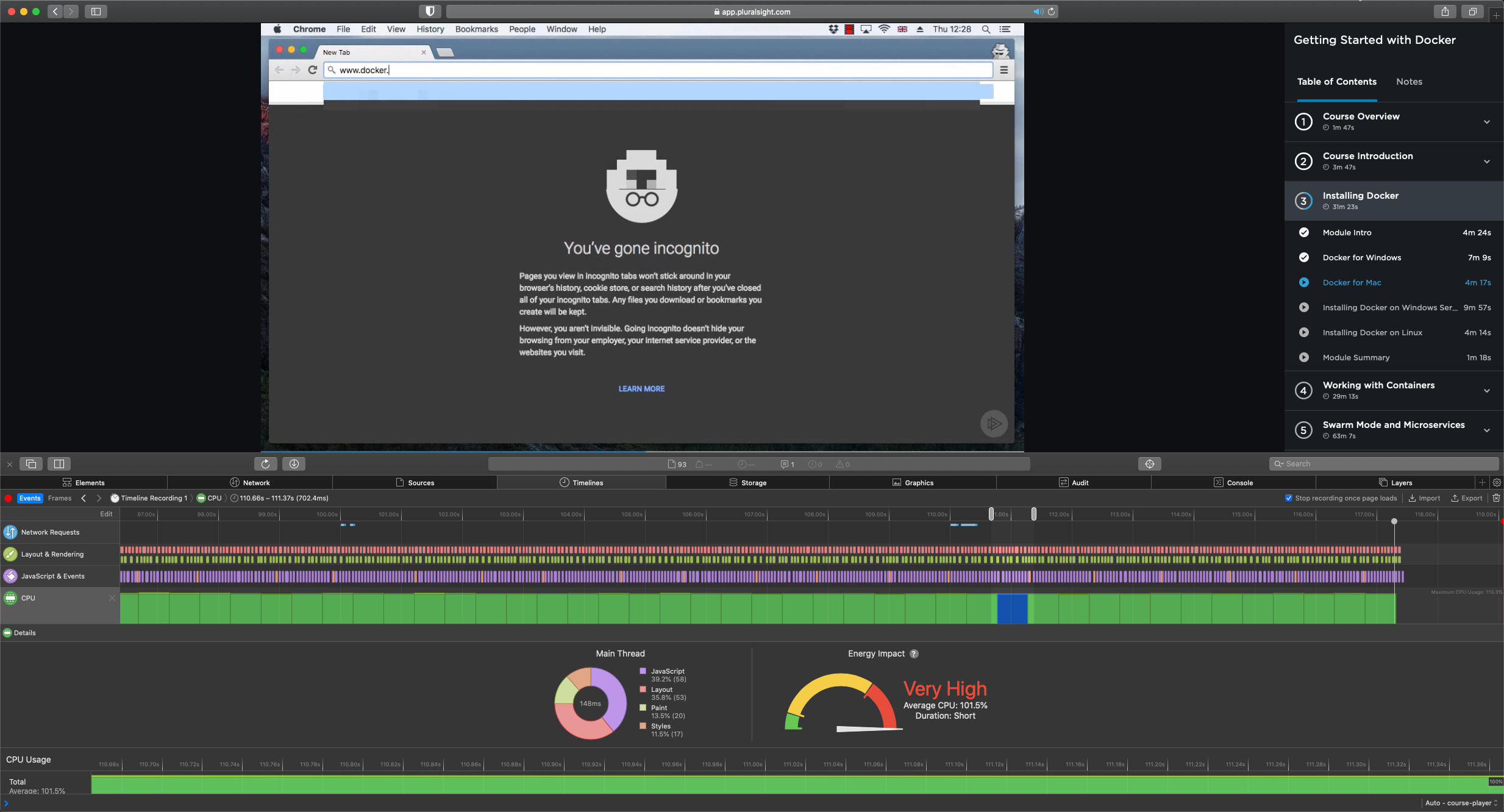 100% CPU usage while viewing video on PluralSight website · Issue #1207 · bitwarden/clients · GitHub