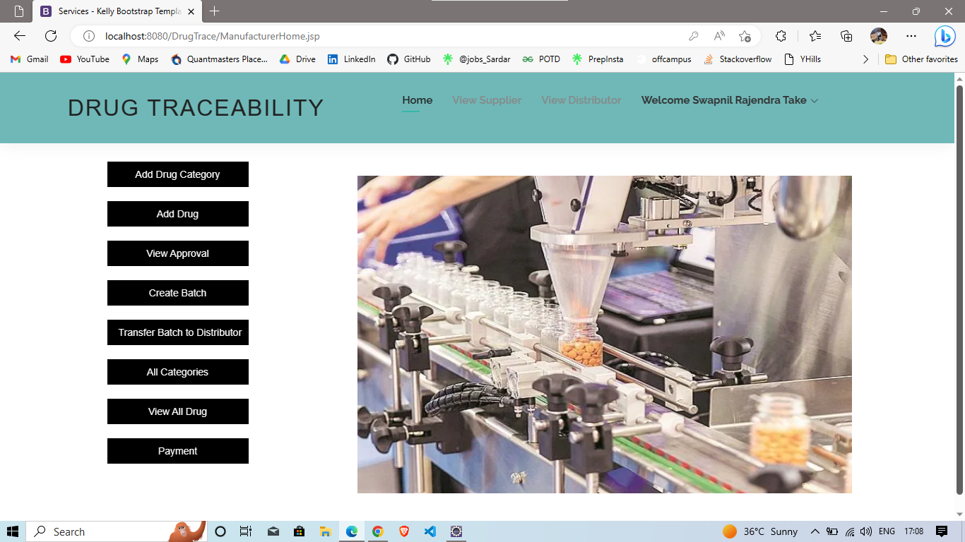 GitHub - swapniltake1/DRUG-TRACEABILITY-IN-HEALTHCARE-SUPPLY-CHAIN-USING-BLOCKCHAIN-Final-Year ...