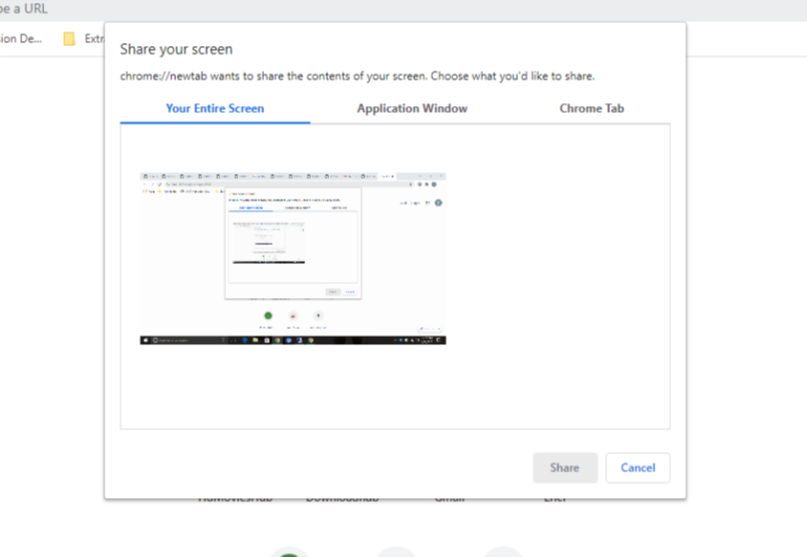 Can we hide this share screen popup · Issue #645 · muaz-khan/RecordRTC ...