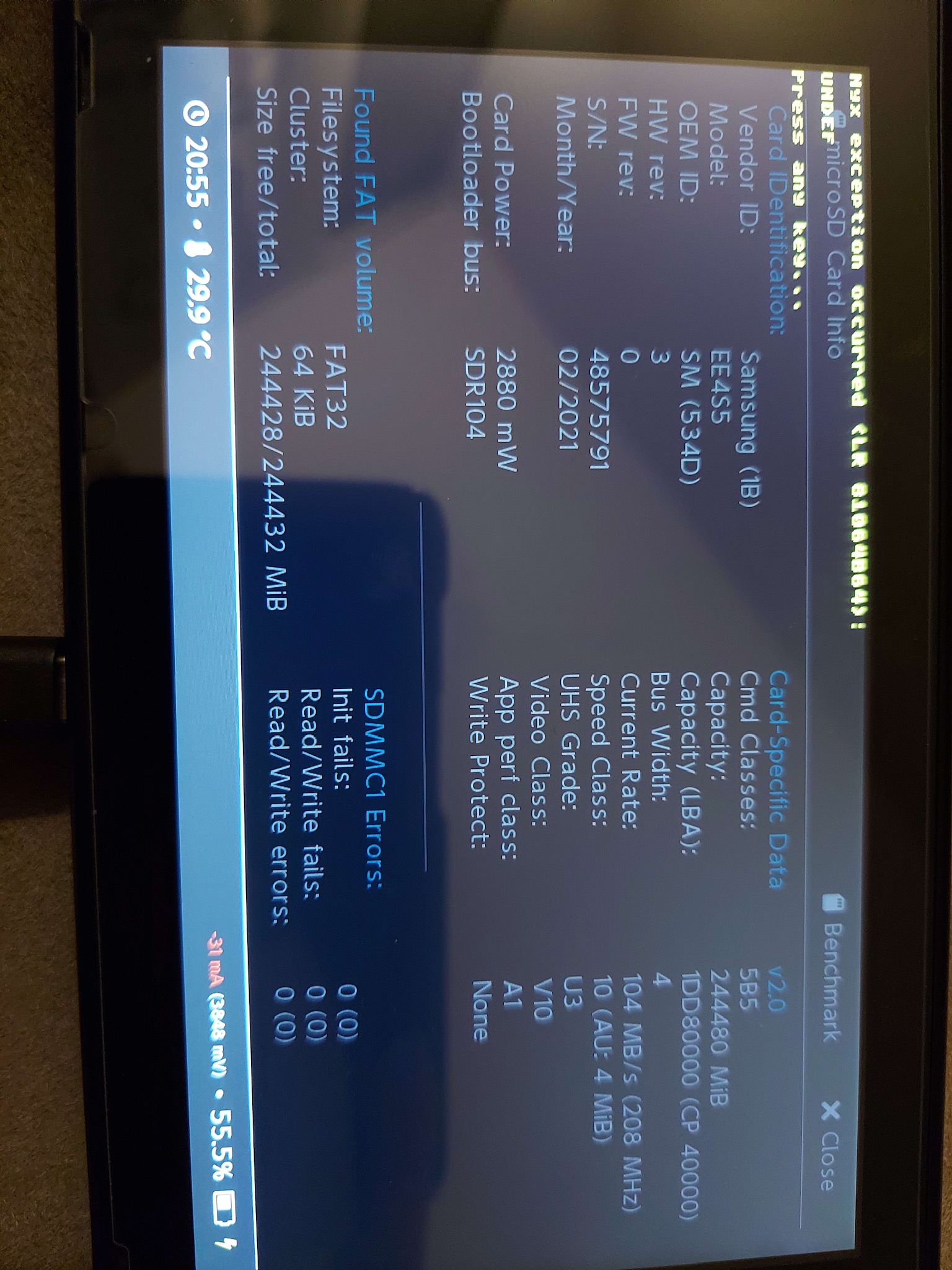 Nyx exception occured (LR 81064B64) UNDEF · Issue #813 · CTCaer/hekate · GitHub