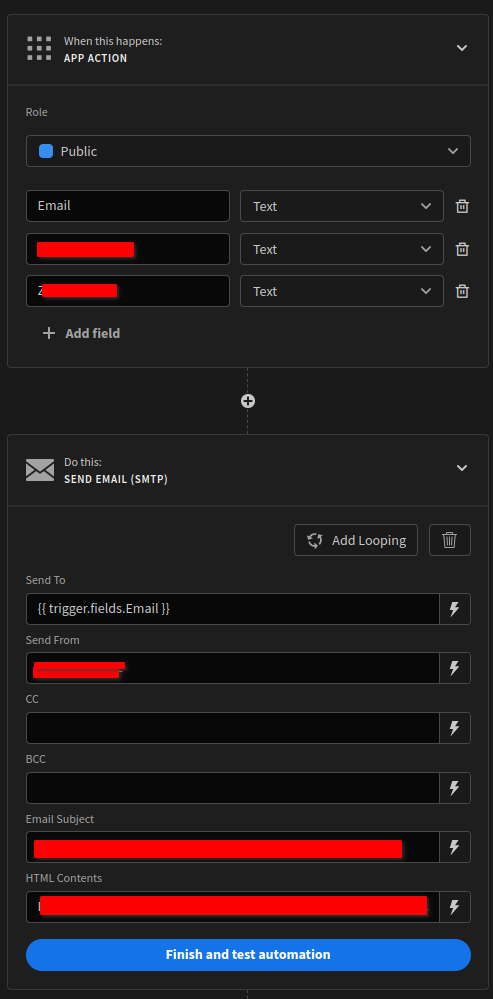 Automisation Email not sending when published · Issue #8232 · Budibase/budibase · GitHub