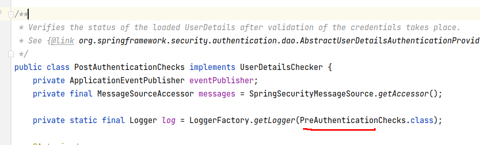 Wrong logger name in PostAuthenticationChecks · Issue #118 · jmix-projects/jmix-security · GitHub