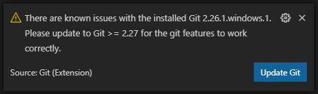 Issue with Git version 2.27 - Terminal won't work · Issue #102695 ...