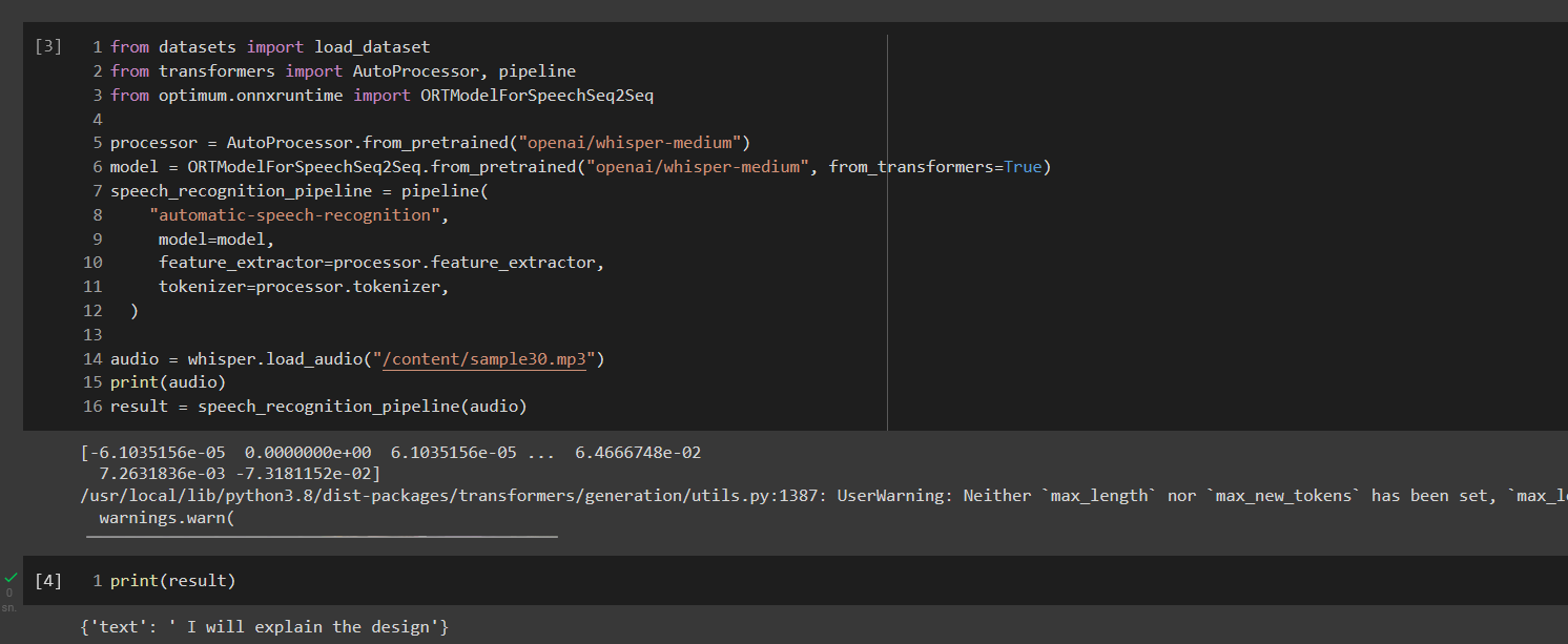 Incorrect transcription · Issue #685 · huggingface/optimum · GitHub
