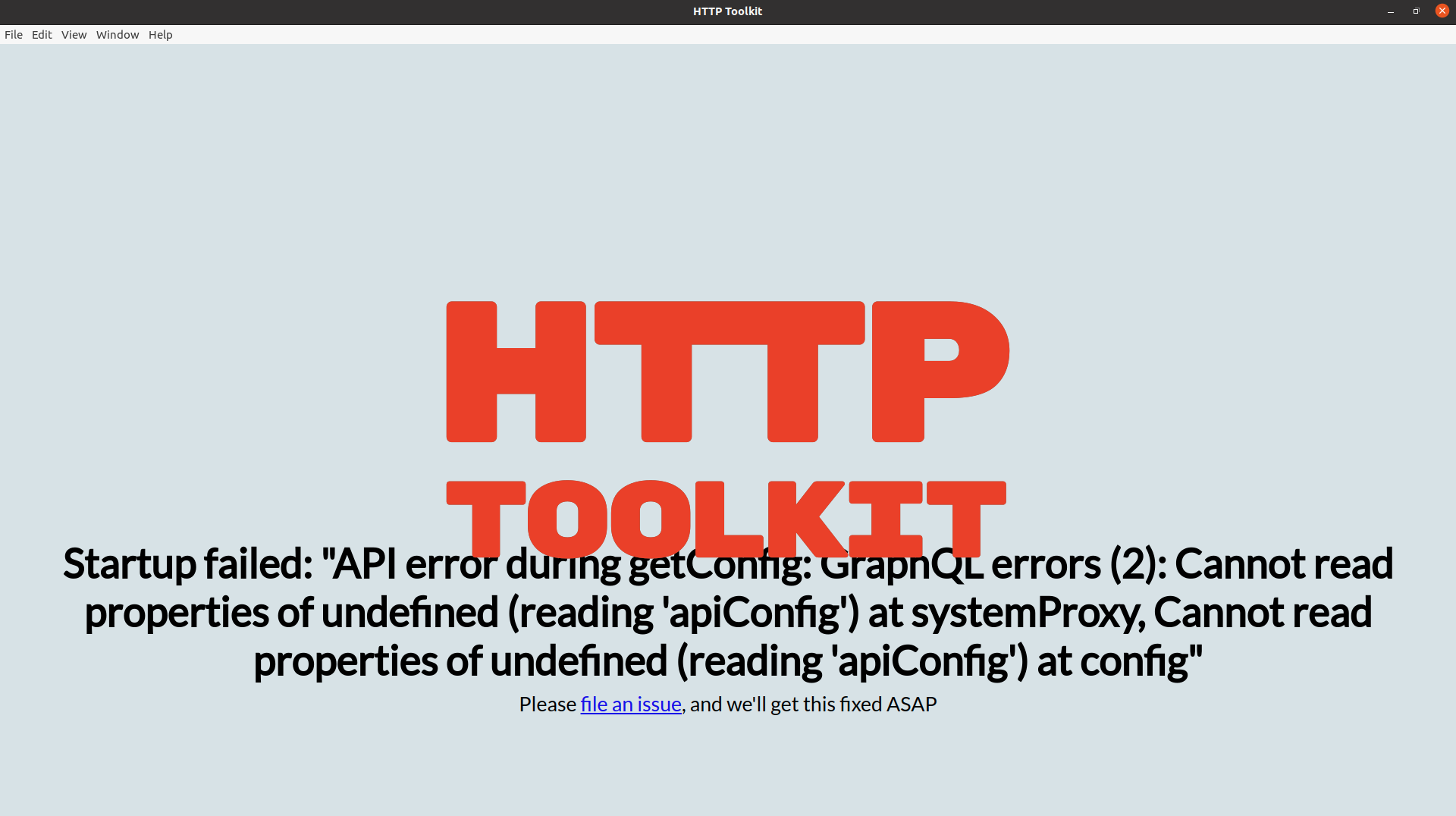 [Bug]: Startup failed: "API error during getConfig: GraphQL errors (2) · Issue #482 ...