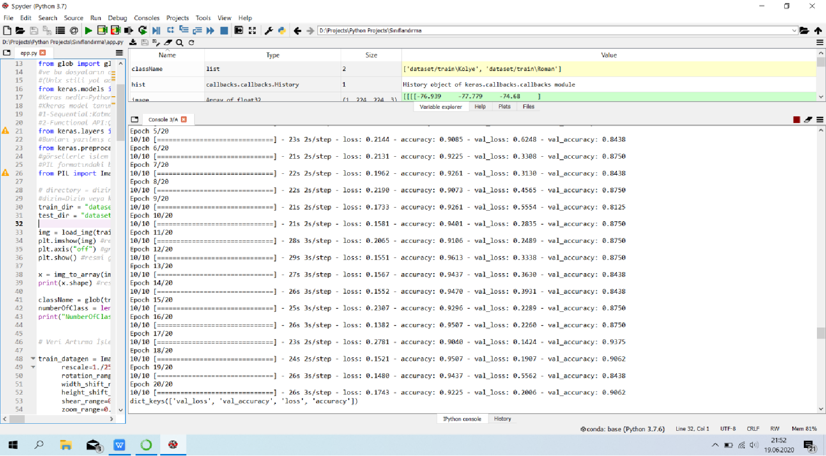 GitHub - edakass/siniflandirma_classification: Classification 📚