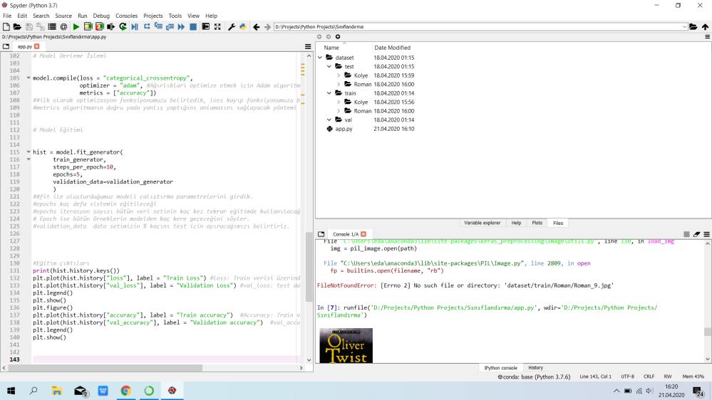 GitHub - edakass/siniflandirma_classification: Classification 📚