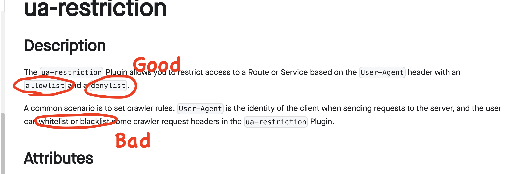 Docs Usage Of Profane Terms In Documentation And Apisix Codebase · Issue 9042 · Apache Apisix