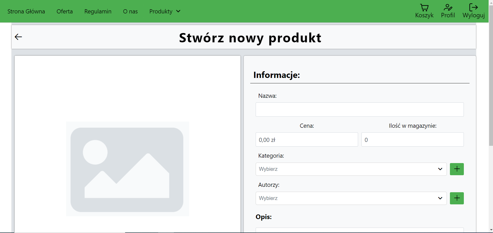 GitHub - KrzysztofProgramming/ShopProjectAngular: Shop Website frontend ...