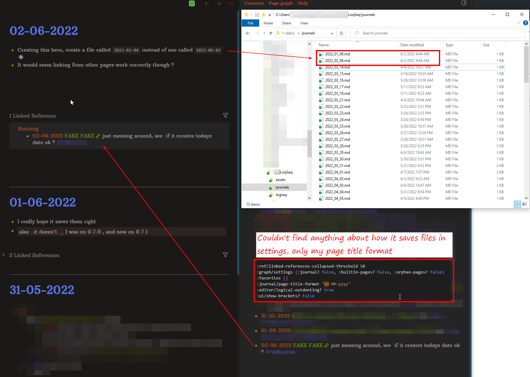 Logseq saving journal files to disk with wrong format (yyyy-dd-mm instead of yyyy-mm-dd) · Issue ...