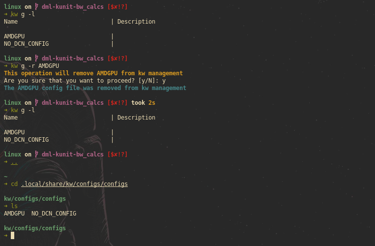 .config file is not deleted with `kw -r [name]` command · Issue #595 · kworkflow/kworkflow · GitHub