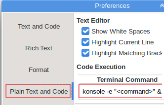 Execute code in codebox with another terminal emulator. · Issue #1860 · giuspen/cherrytree · GitHub