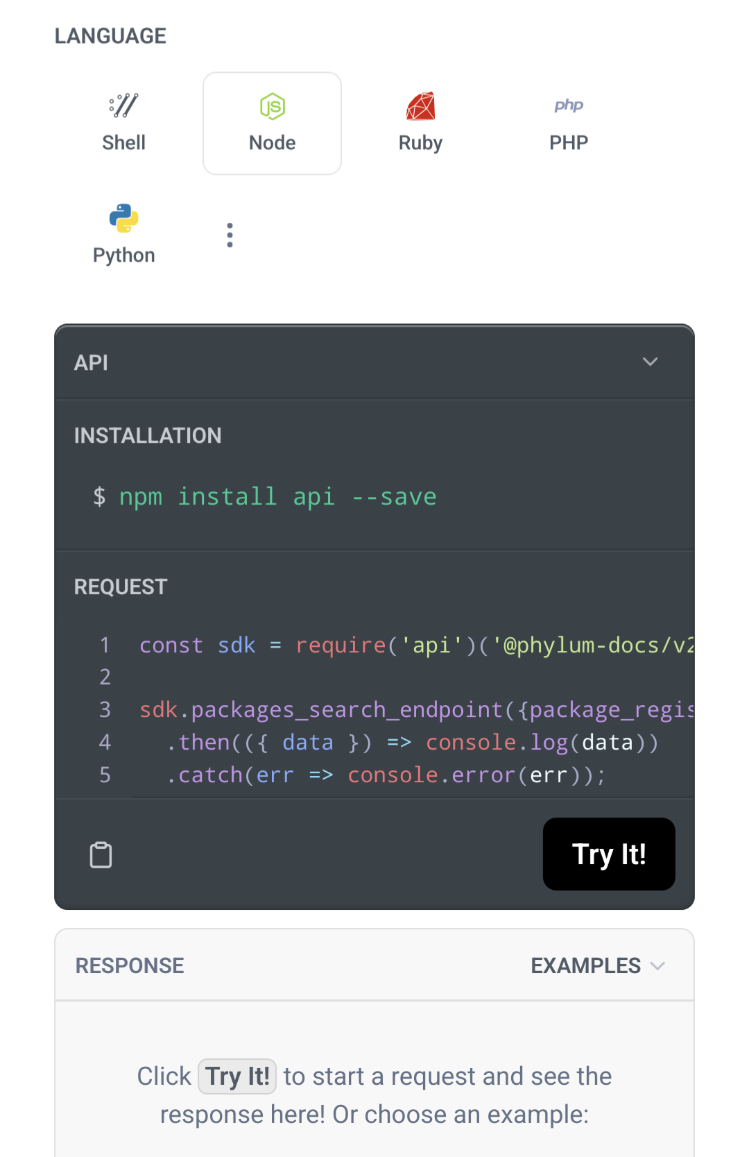 Add API reference · Issue #44 · phylum-dev/documentation · GitHub