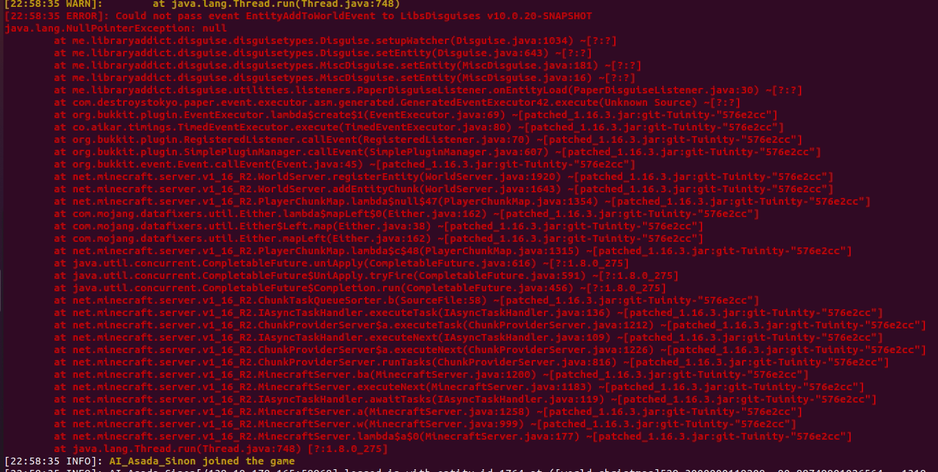 java.lang.ClassCastException: org.bukkit.craftbukkit.v1_16_R2.entity.CraftZombie cannot be cast ...