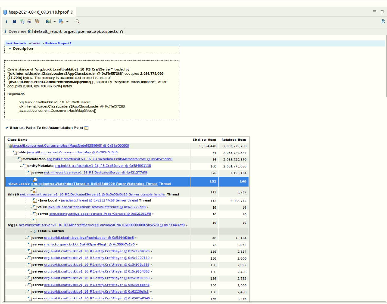 potential memory leak issue · Issue #4621 · mcMMO-Dev/mcMMO · GitHub