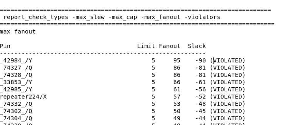 Max fanout Limit ? · Issue #1206 · The-OpenROAD-Project/OpenLane · GitHub
