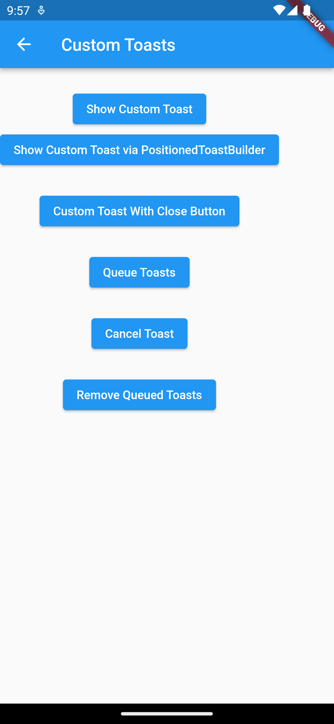 Updating Example · Issue 458 · Ponnamkarthik Fluttertoast · Github