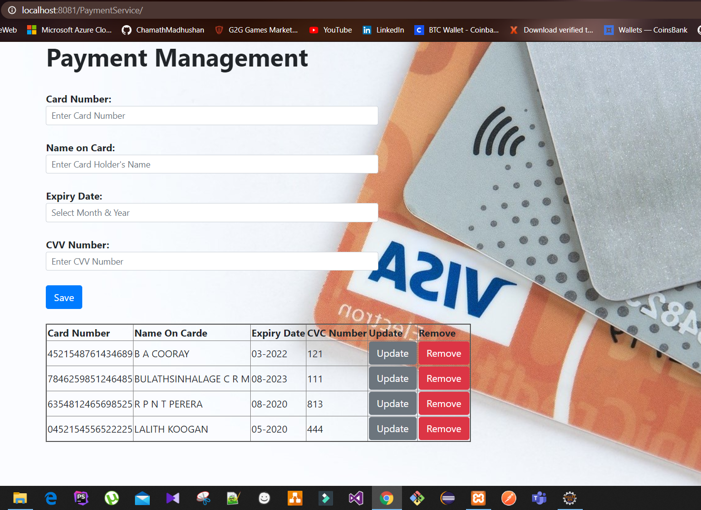 GitHub - ChamathMadhushan/PaymentManagement
