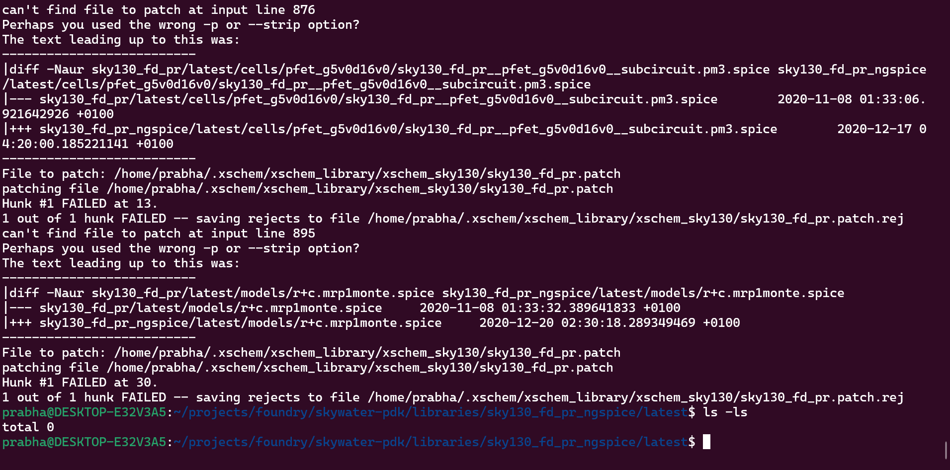 Installing ngspice _xschem and skywater130 · Issue #140 · StefanSchippers/xschem · GitHub