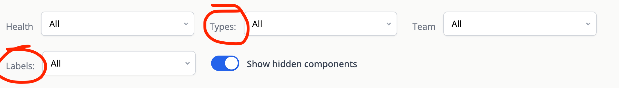 Remove all colons on form labels in header of Topology page · Issue #620 · flanksource ...