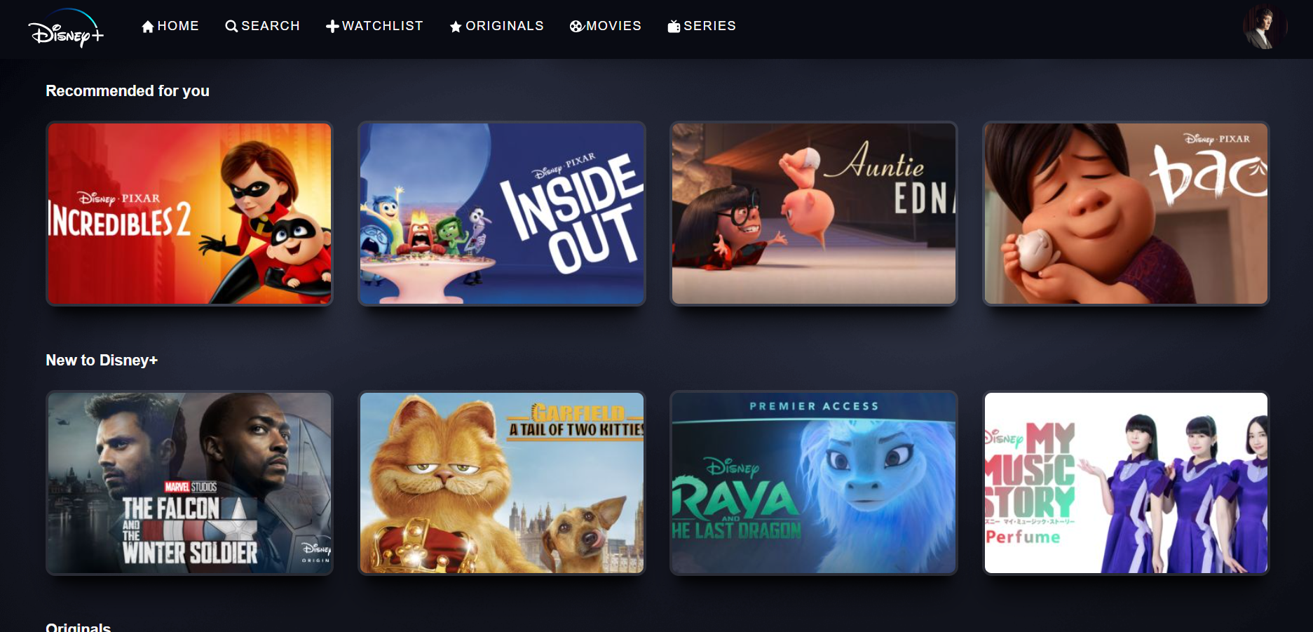 GitHub - sunnyjames-1307/Disney-clone: Disney-clone web project