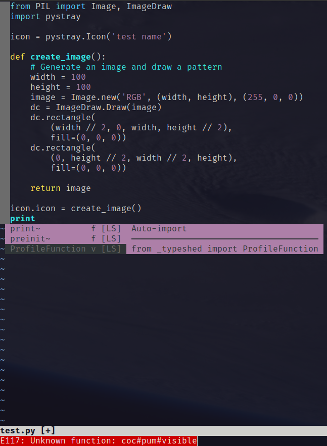 Unknown function: coc#pum#visible · Issue #4066 · neoclide/coc.nvim · GitHub