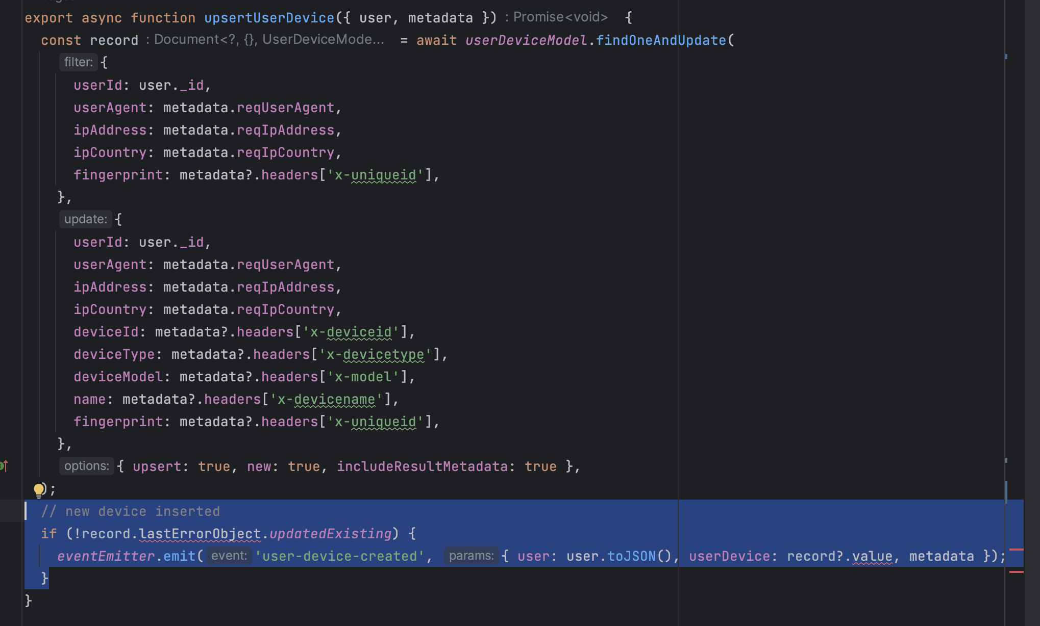 Missing typings when includeResultMetadata flag is used in options · Issue #13746 · Automattic ...