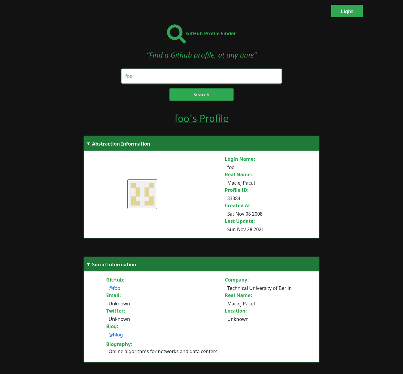 GitHub - mohamedhany01/github-profile-finder: Find any GitHub profile you want, and display its ...