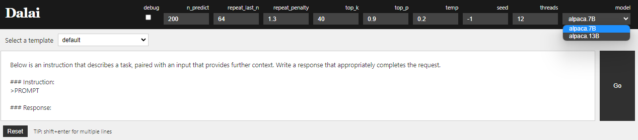 Showing not installed models · Issue #383 · cocktailpeanut/dalai · GitHub
